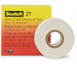 3M T2720M - Scotch 27 Glass Cloth Electrical Tape - ETS Cable Components